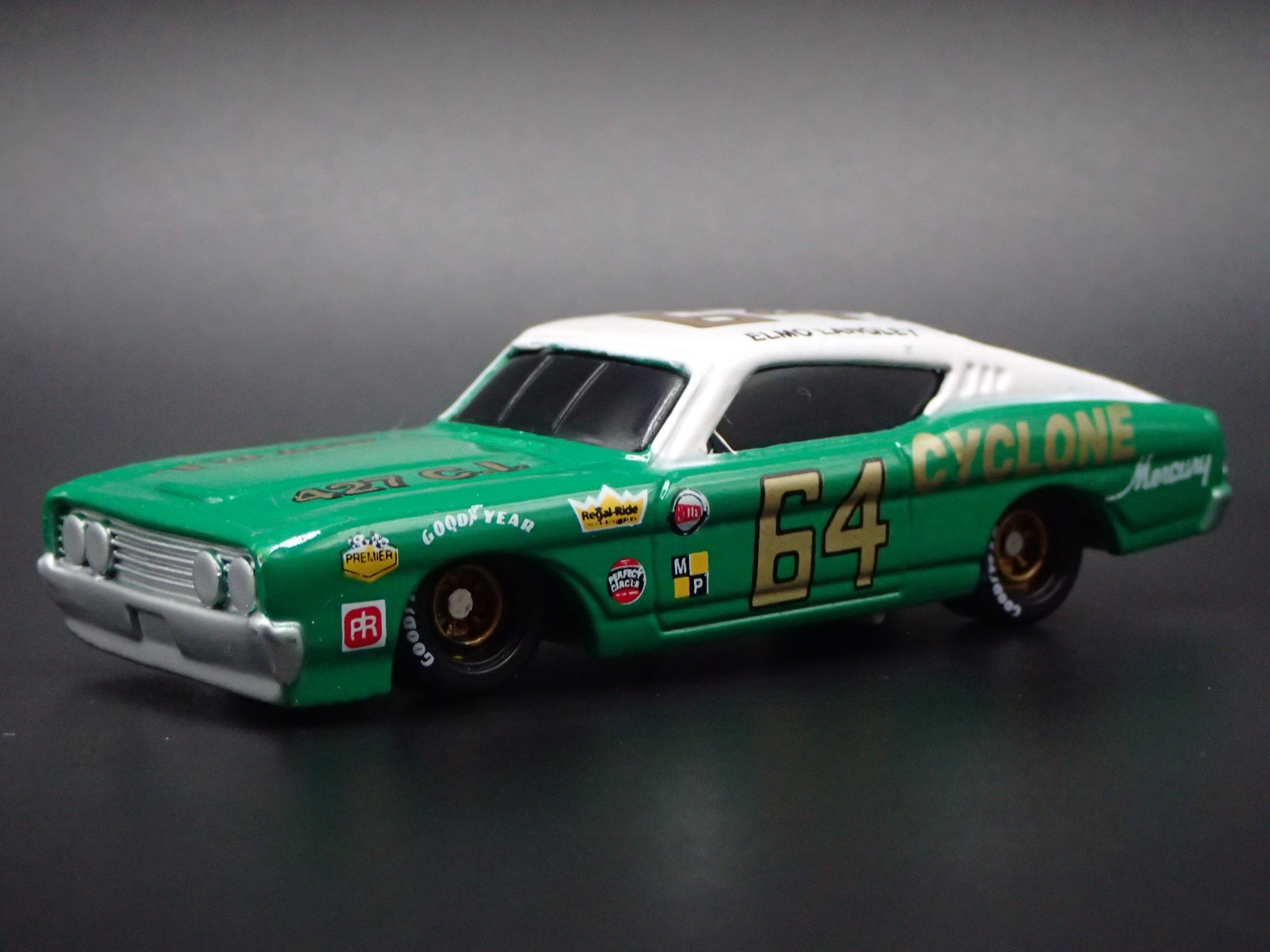 1969 69 MERCURY CYCLONE ELMO LANGLEY #64 NASCAR 1:64 SCALE DIECAST MOD ...