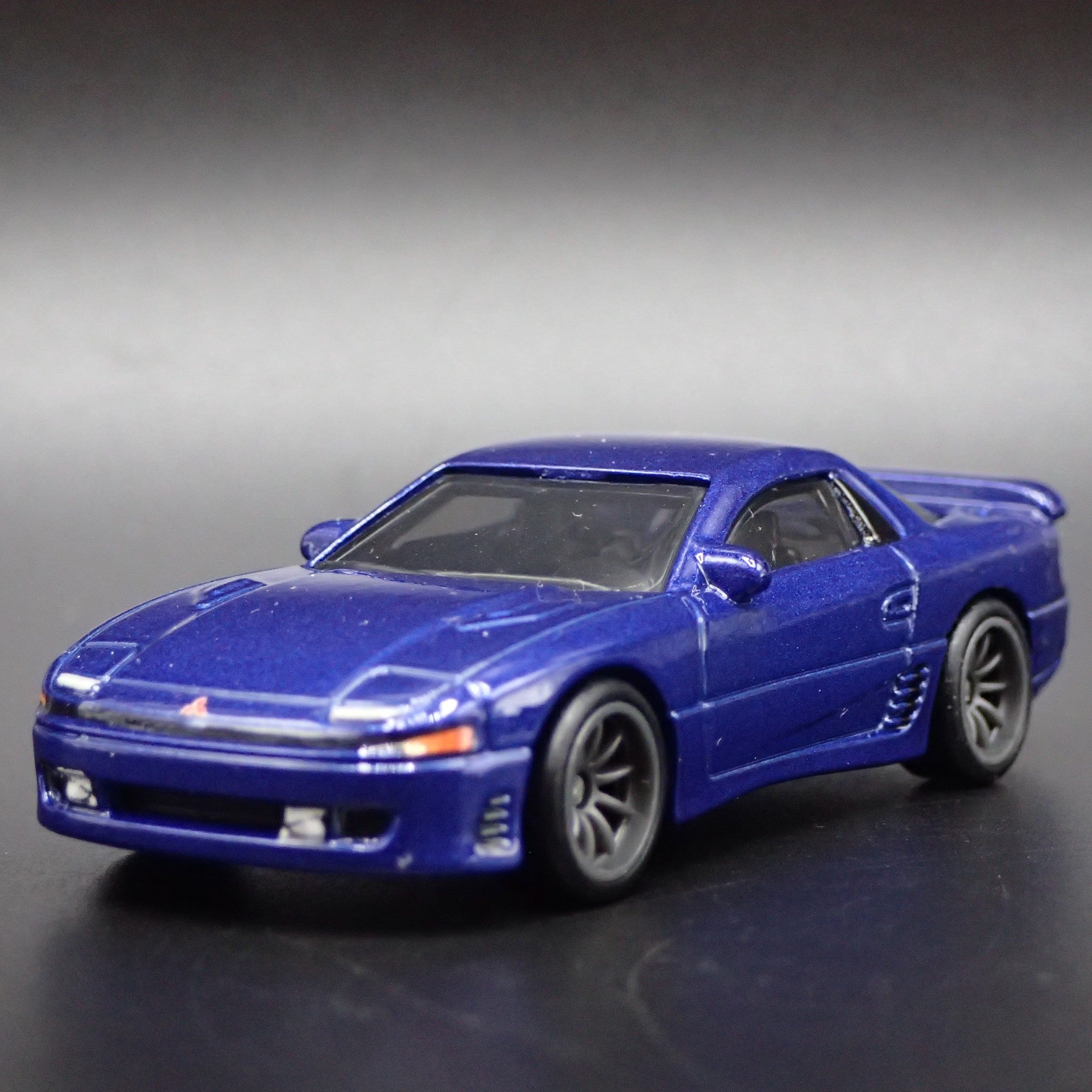 1990-2000 MITSUBISHI GTO 3000GT VR4 BLUE 1:64 SCALE DIORAMA DIECAST MO ...