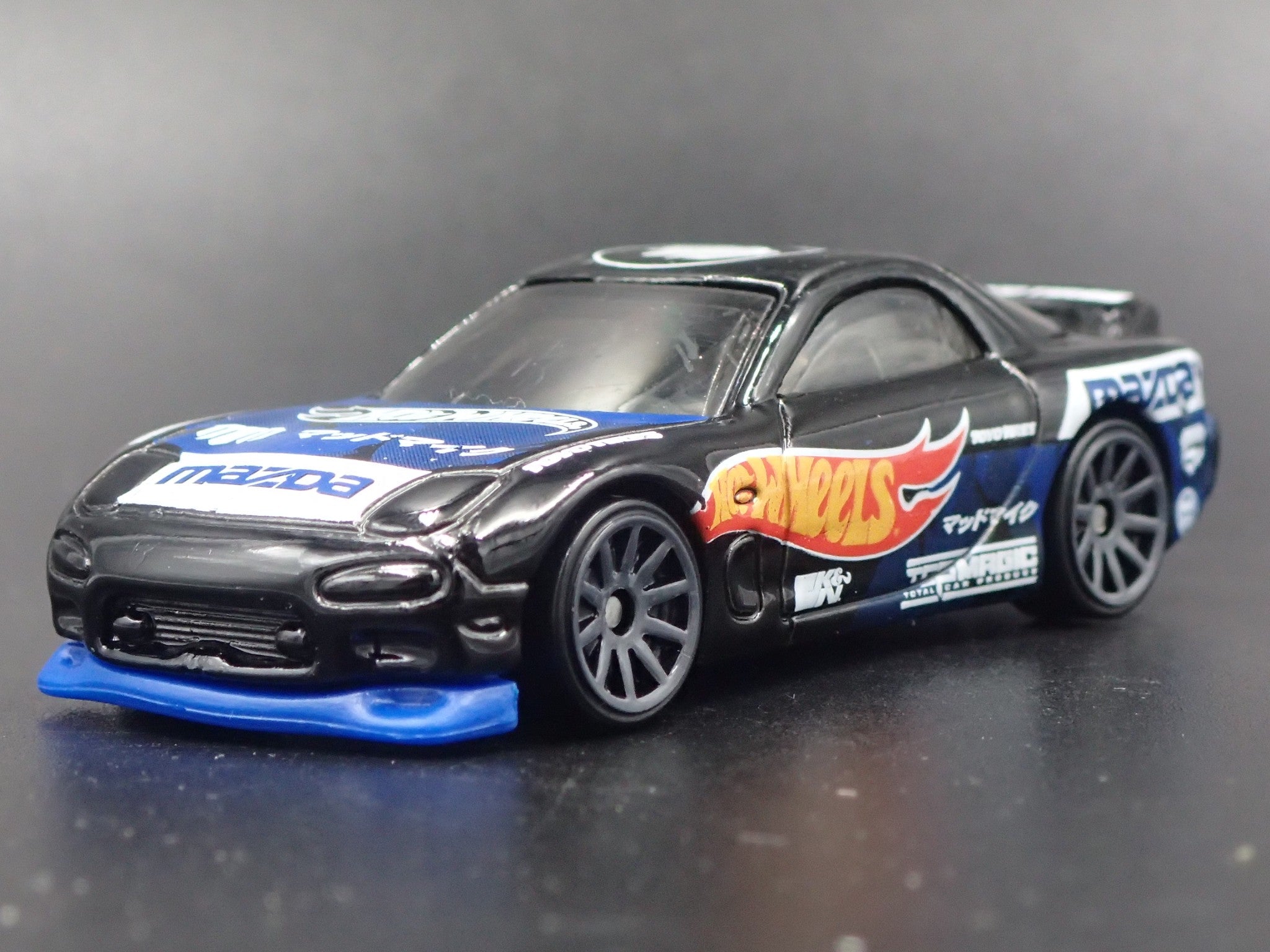 1992-2002 MAZDA RX7 JDM BLACK 1:64 SCALE COLLECTIBLE DIORAMA DIECAST M ...