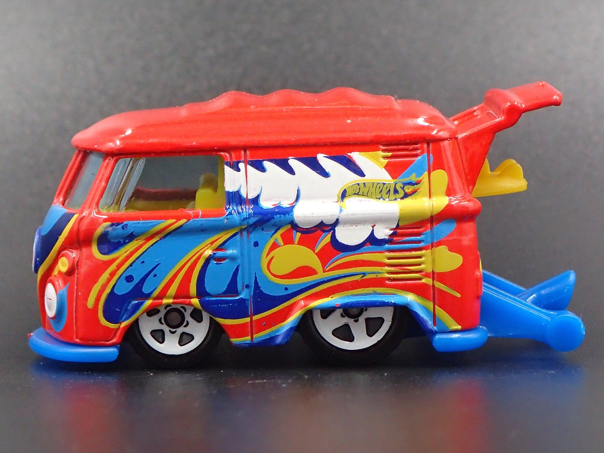 VW VOLKSWAGEN KOOL KOMBI MINI BUS VAN DRAG 1:64 SCALE DIORAMA DIECAST ...